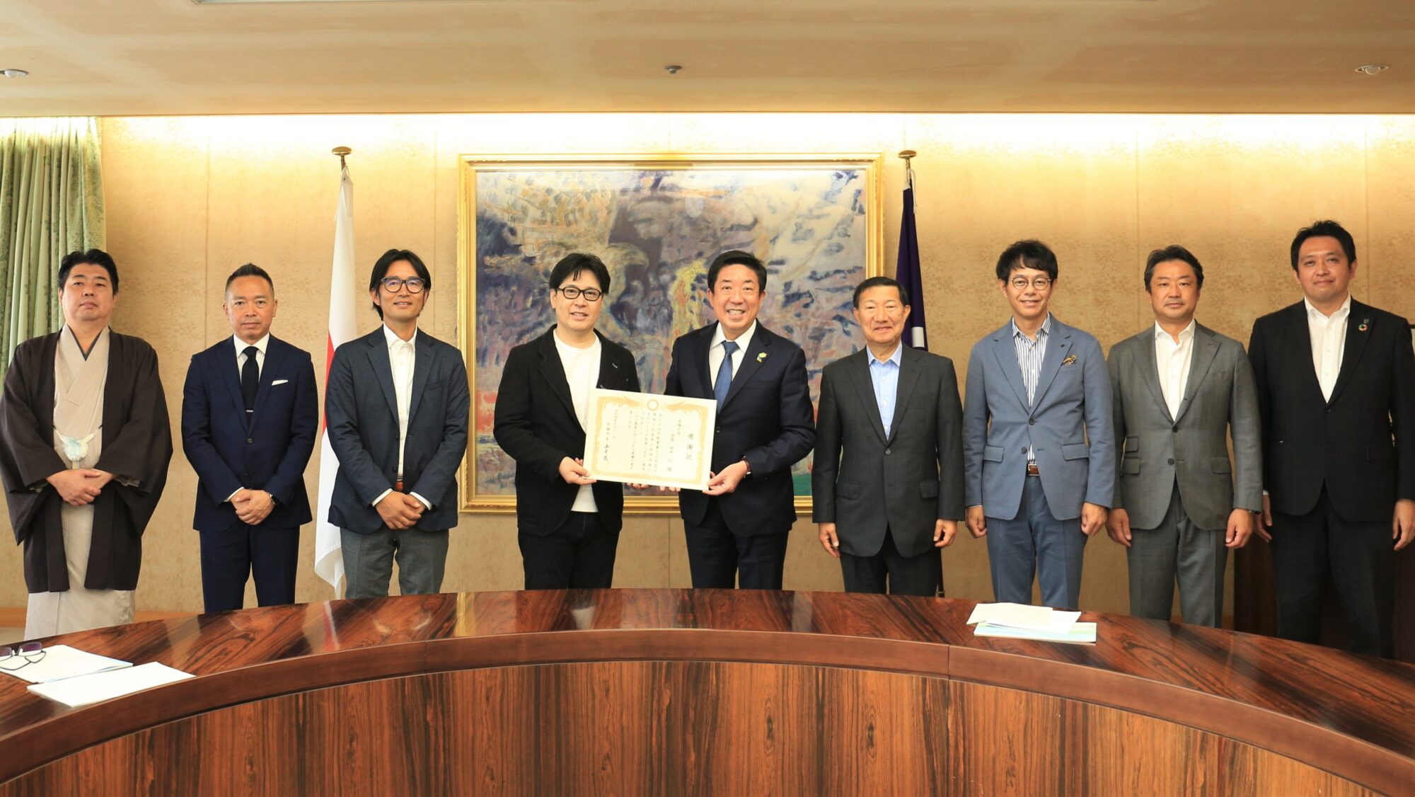 1億円寄付の太陽の会に感謝状 前橋市アーバンデザインファンド設立 (N)｜前橋発、新しい風 「めぶく」街 。前橋の様々な話題を取り扱う前橋新聞-mebukuです。