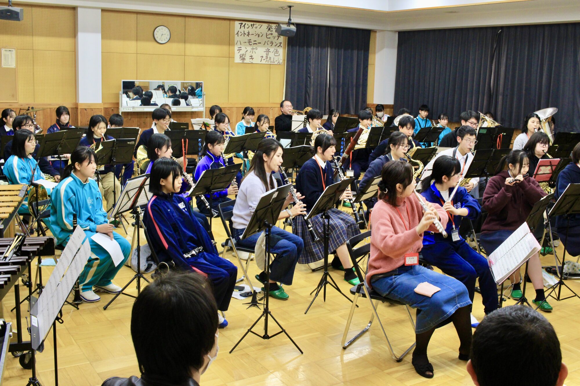 97人の音が響き合う ローズ・ウィンドアンサンブル初の成果発表会｜前橋発、新しい風 「めぶく」街 。前橋の様々な話題を取り扱う前橋新聞-mebukuです。